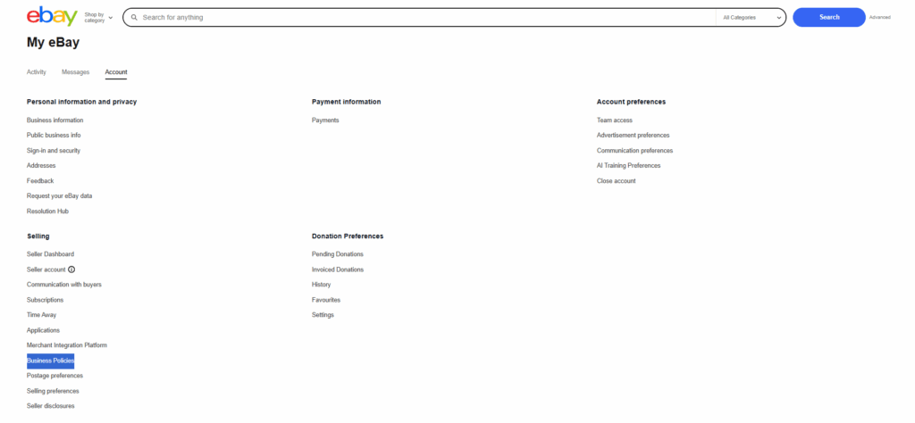 The Best Guide For Using EBay Business Policies